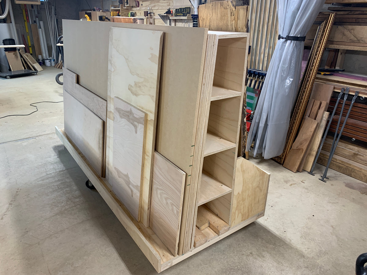 Lumber and Sheet Goods Storage Cart Build Plan PDF – Polar Beaver ...