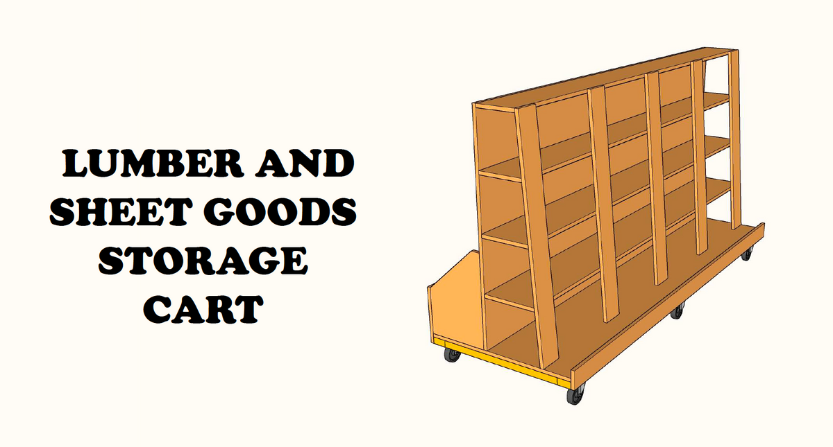 Lumber and Sheet Goods Storage Cart Build Plan PDF – Polar Beaver ...